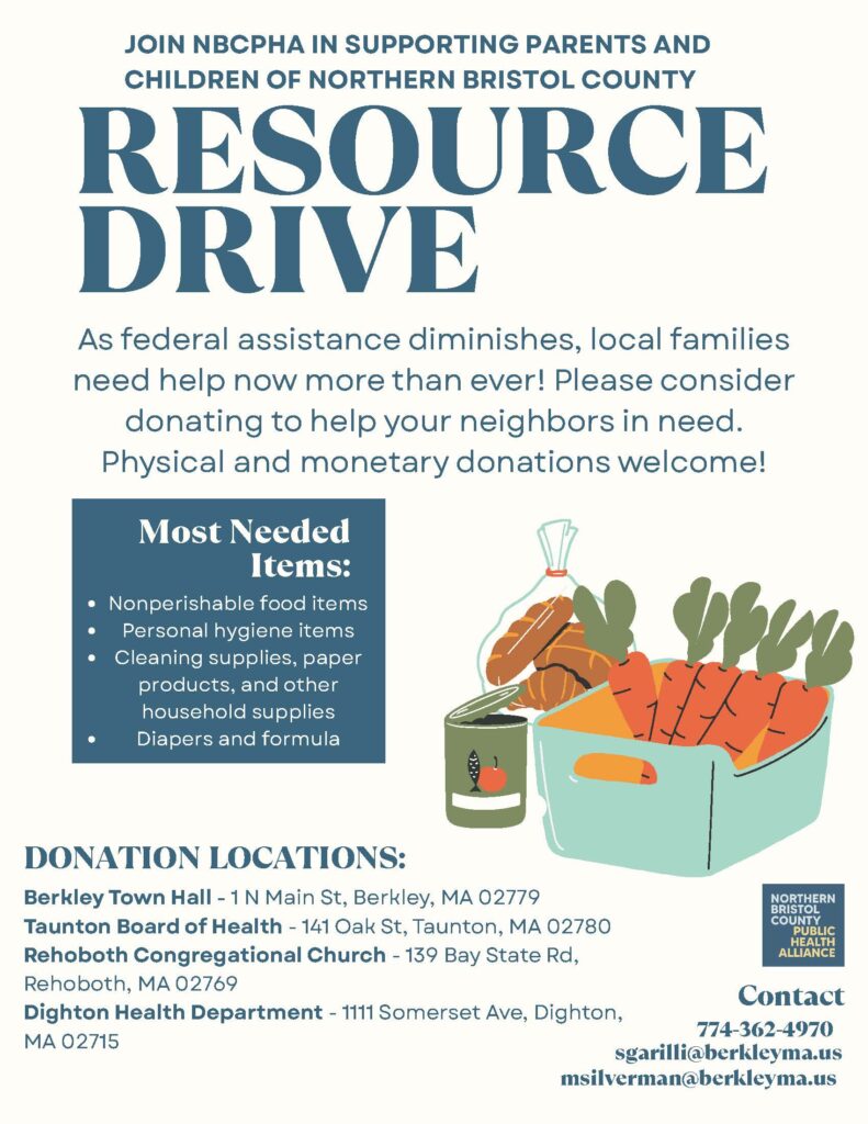 Resource Drive for Northern Bristol County – Town of Berkley, Massachusetts