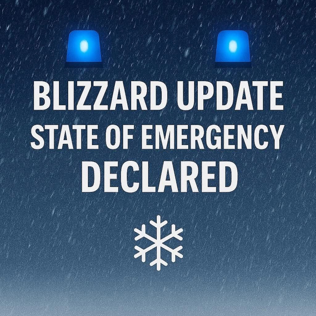 Berkley Police Department BLIZZARD UPDATE- STATE OF EMERGENCY DECLARED ...